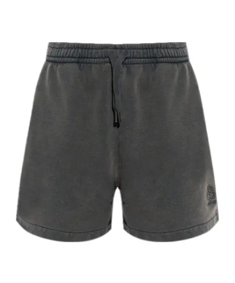 Isabel Marant Étoile Embroidered Logo Shorts
