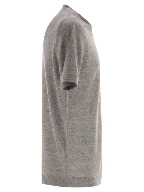 Brunello Cucinelli Crew-neck Short-sleeve T-shirt - Gray
