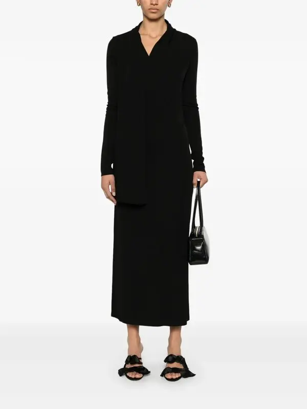 TOTEME Overlapped Jersey Scarf Dress