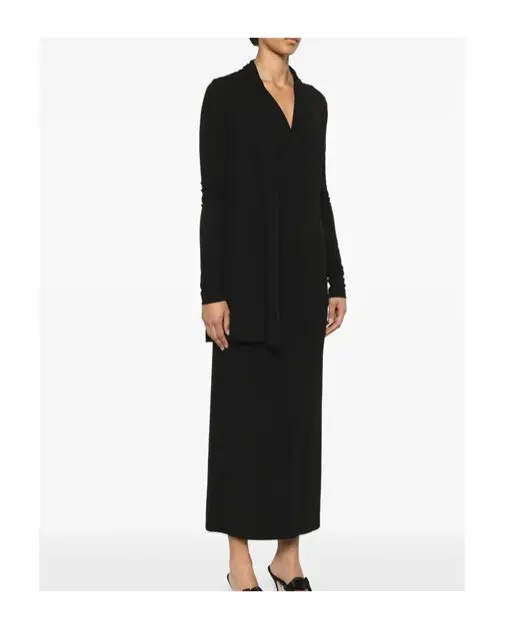 TOTEME Overlapped Jersey Scarf Dress