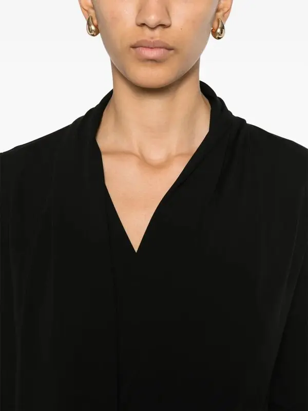 TOTEME Overlapped Jersey Scarf Dress
