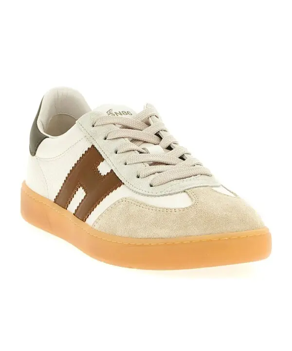 Hogan Cool Lace-up Sneakers With Contrasting Inserts