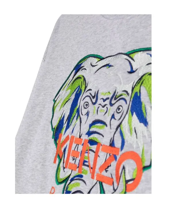 Kenzo Pattern Splicing Sweater