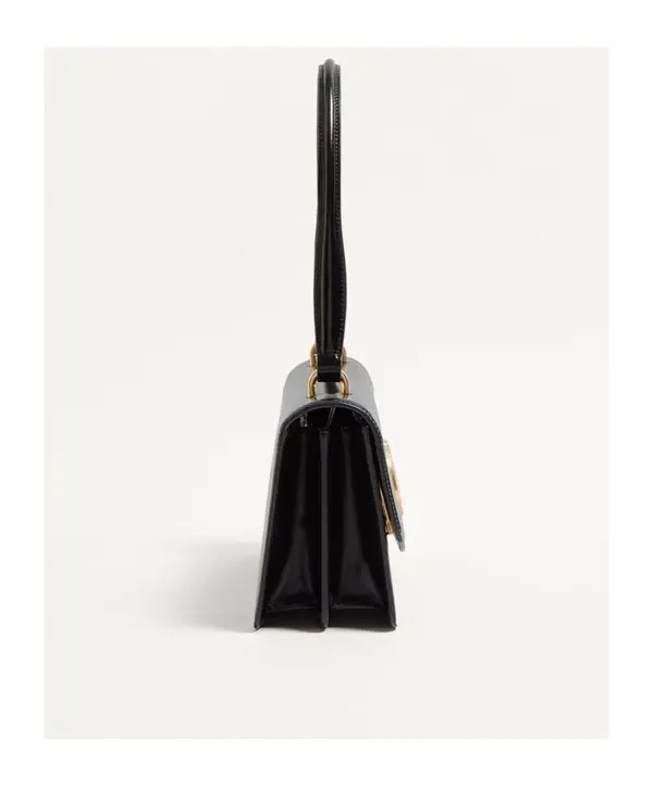 Valentino Garavani Vain Foldover Shoulder Bag - Black