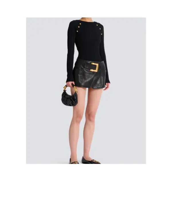Balmain Ebony Mini Bag - Black