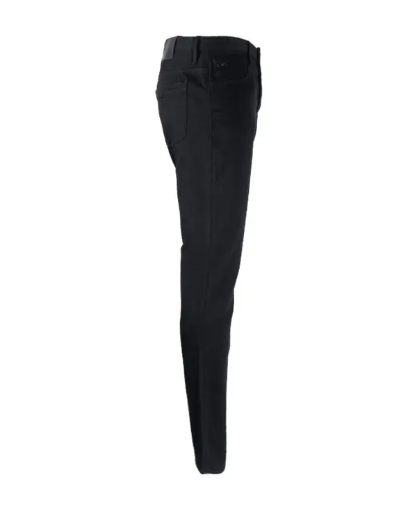 Emporio Armani Slim-fit Jeans With Eagle Logo Plaque