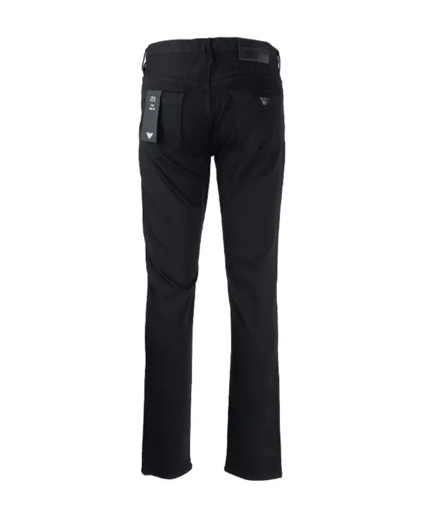 Emporio Armani Slim-fit Jeans With Eagle Logo Plaque