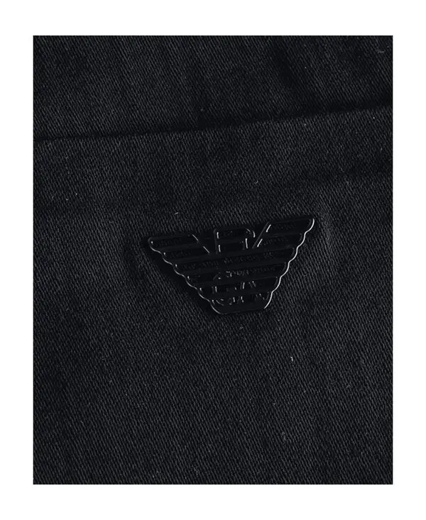 Emporio Armani Slim-fit Jeans With Eagle Logo Plaque