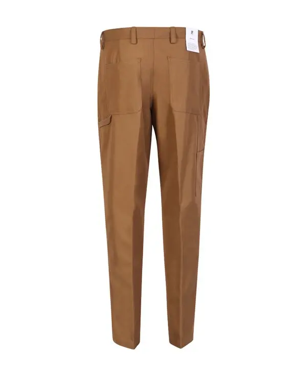 PT TORINO Mid-rise Tapered-leg Trousers