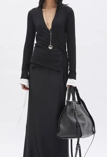 ANN DEMEULEMEESTER V-neck Wrap Cardigan