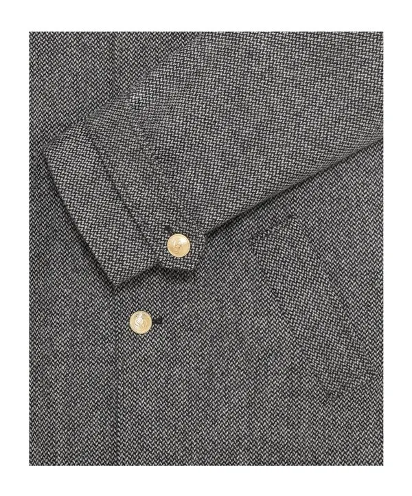 Drole De Monsieur Drôle De Le Manteau Tweed Overcoat