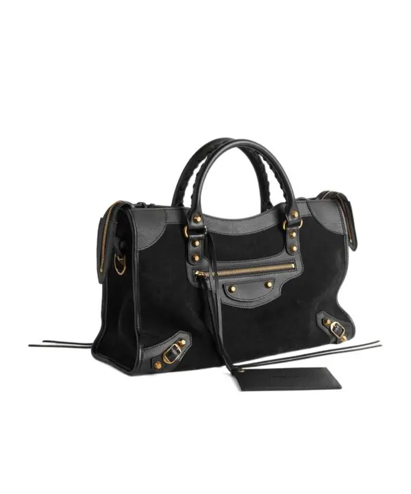 Balenciaga Studded Zip-detail Shoulder Bag