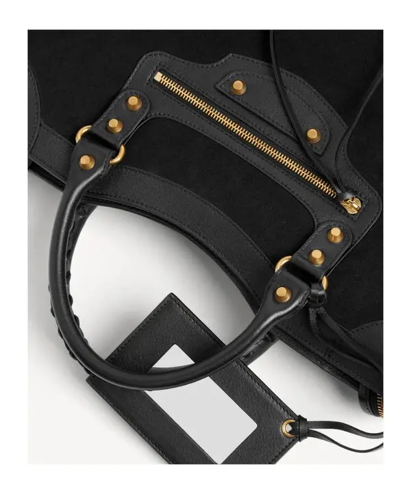 Balenciaga Studded Zip-detail Shoulder Bag