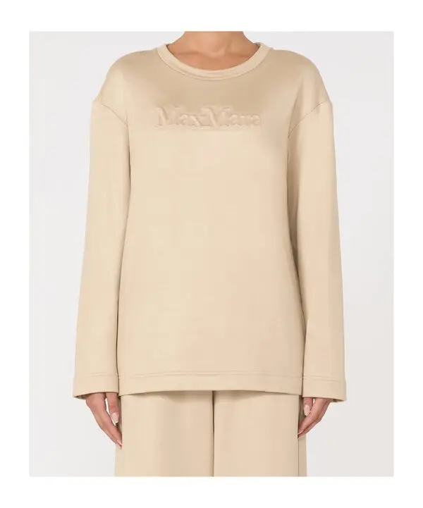 Max Mara Crewneck Long-sleeved Sweatshirt - No