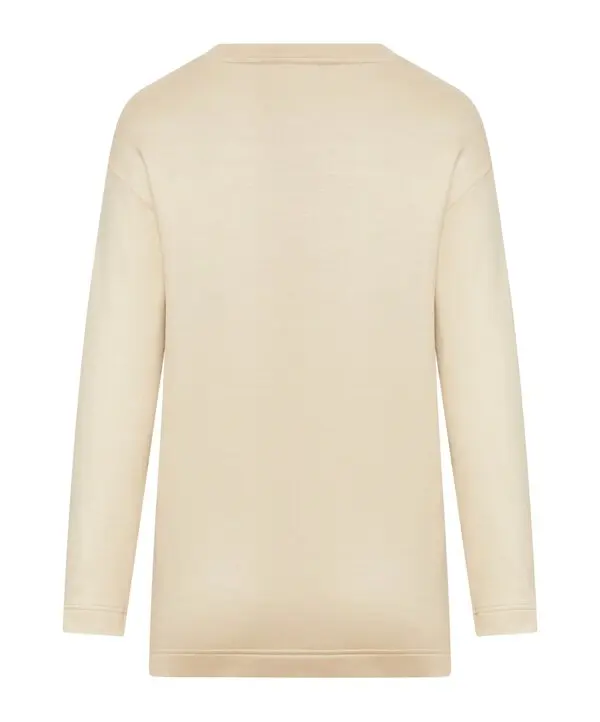 Max Mara Crewneck Long-sleeved Sweatshirt - No