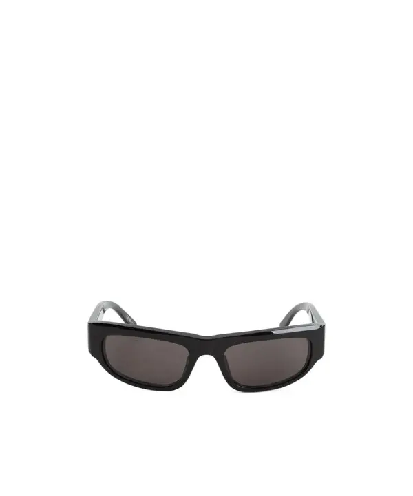 Balenciaga Logo D-frame Sunglasses - Black