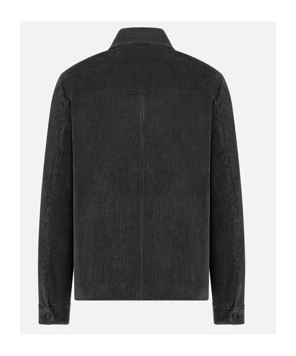 Dior Icons Safari Jacket In Corduroy - Grey