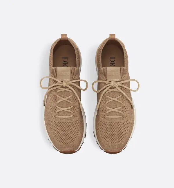 Dior B80 Lounge Knit Sneakers - Beige