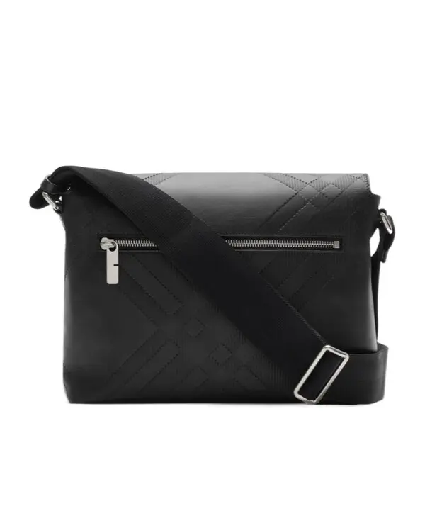 Burberry Checked Foldover-top Messenger Bag