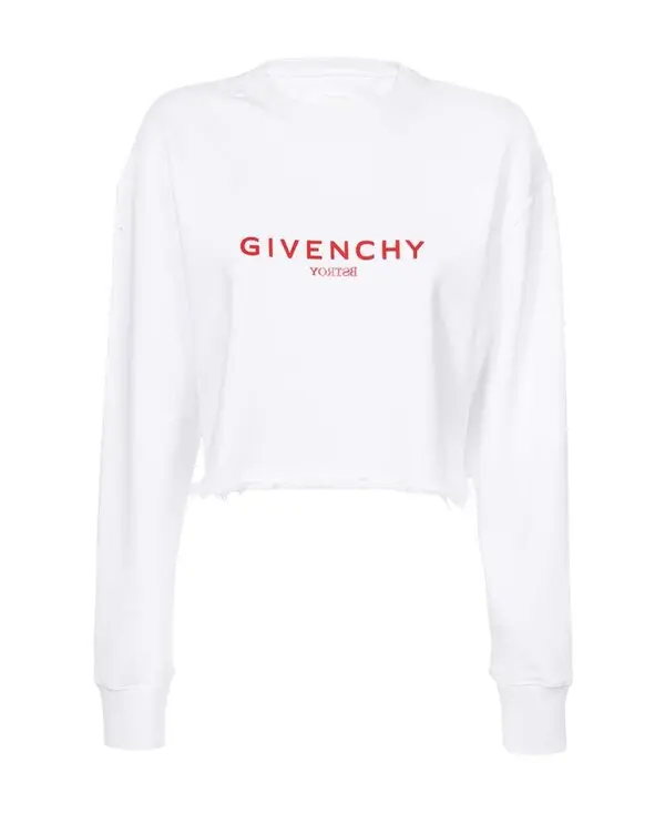 Givenchy Cropped Logo Sweatshirt