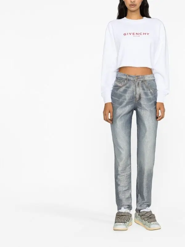 Givenchy Cropped Logo Sweatshirt