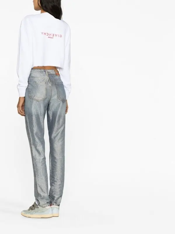 Givenchy Cropped Logo Sweatshirt