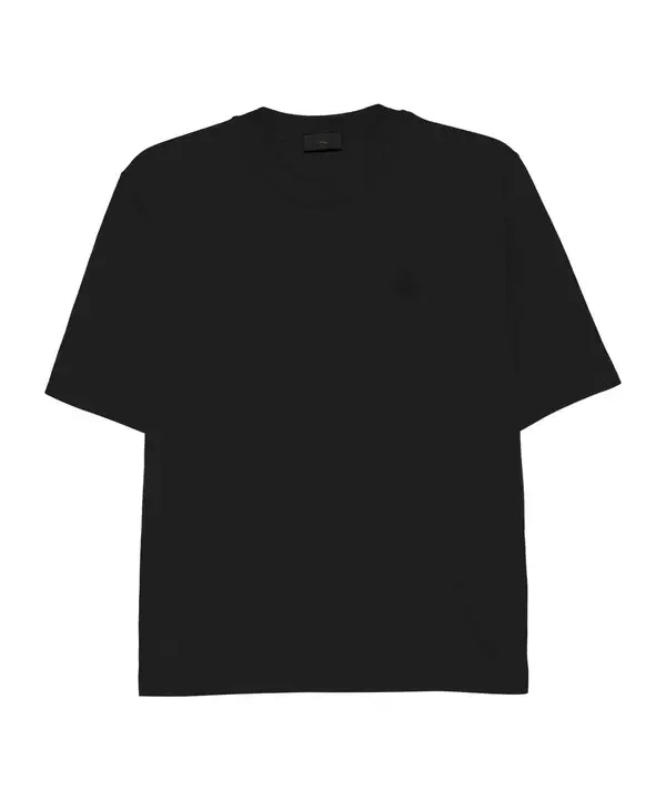 Moncler Logo Patch Crewneck T-shirt - Black