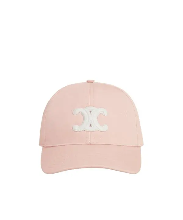 Celine Triomphe Baseball Cap - Pink