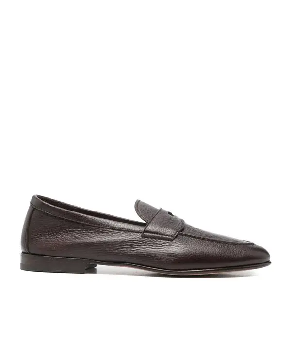 HENDERSON BARACCO Round-toe Loafers - Black