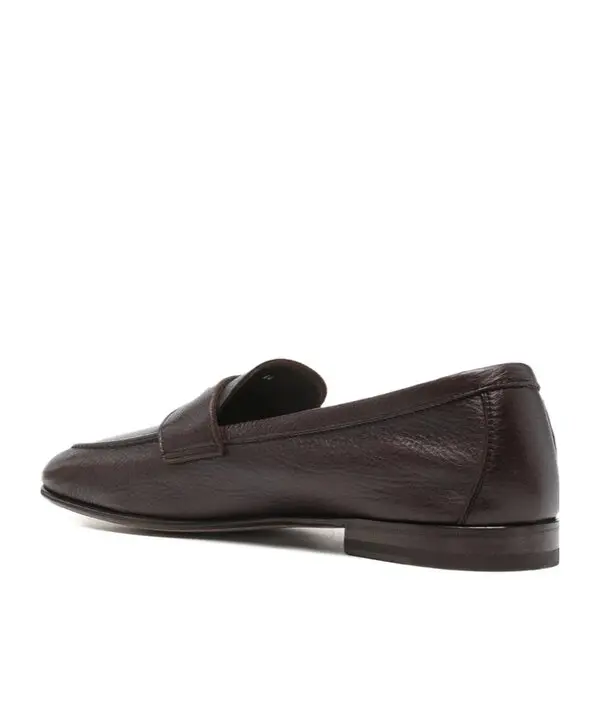 HENDERSON BARACCO Round-toe Loafers - Black