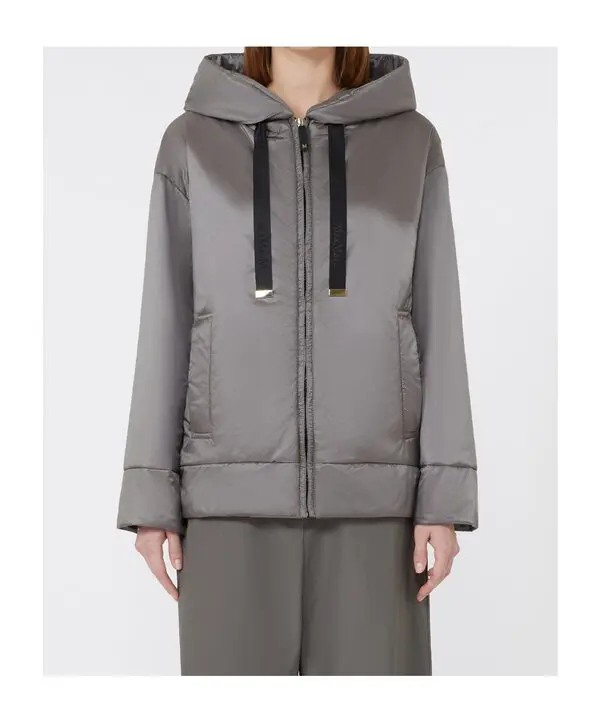 Max Mara Daria Hooded Jacket - Dark Gray
