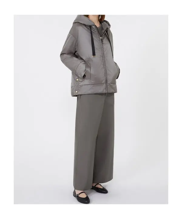 Max Mara Daria Hooded Jacket - Dark Gray
