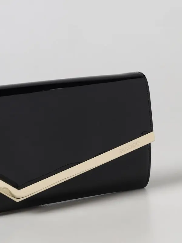 JIMMY CHOO Chain Linked Clutch Bag - Black
