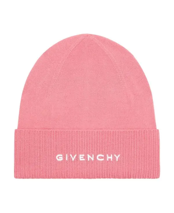 Givenchy Beanie In Wool - Pink