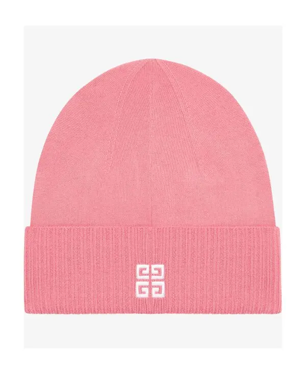 Givenchy Beanie In Wool - Pink