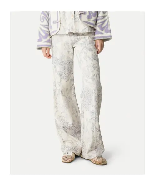 FORTE_FORTE Printed Paisley Trousers