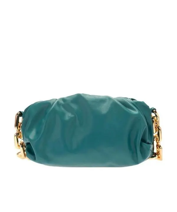 Bottega Veneta The Chain Pouch Shoulder Bag - Green