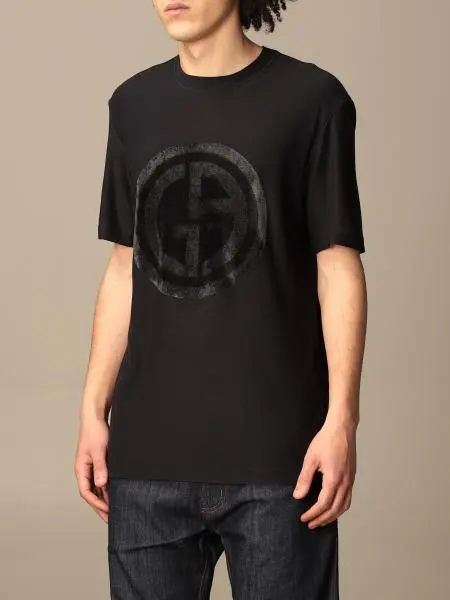 Giorgio Armani Flocked T-shirt