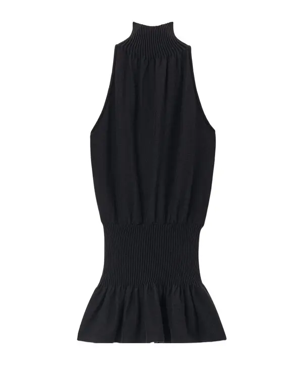 Alexander Wang Ruched Halterneck Mini Dress