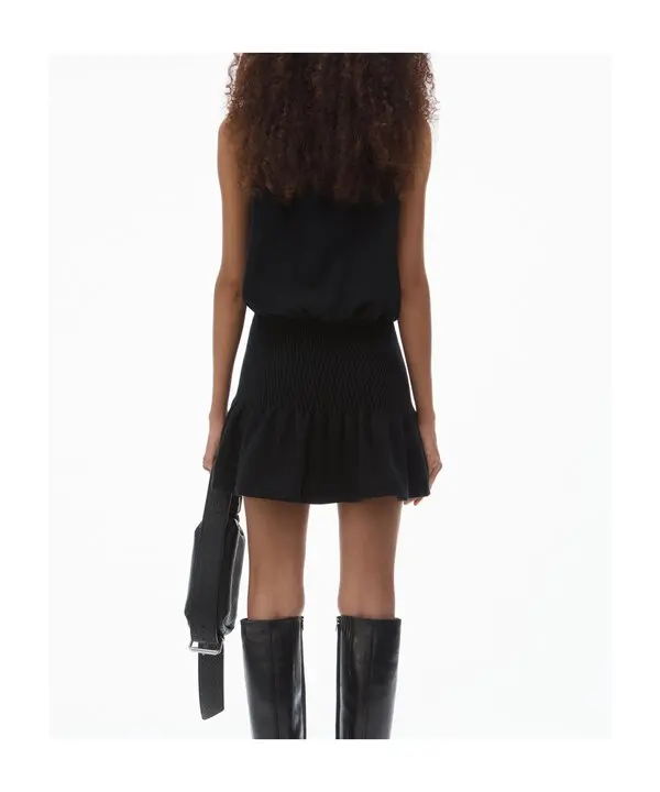 Alexander Wang Ruched Halterneck Mini Dress