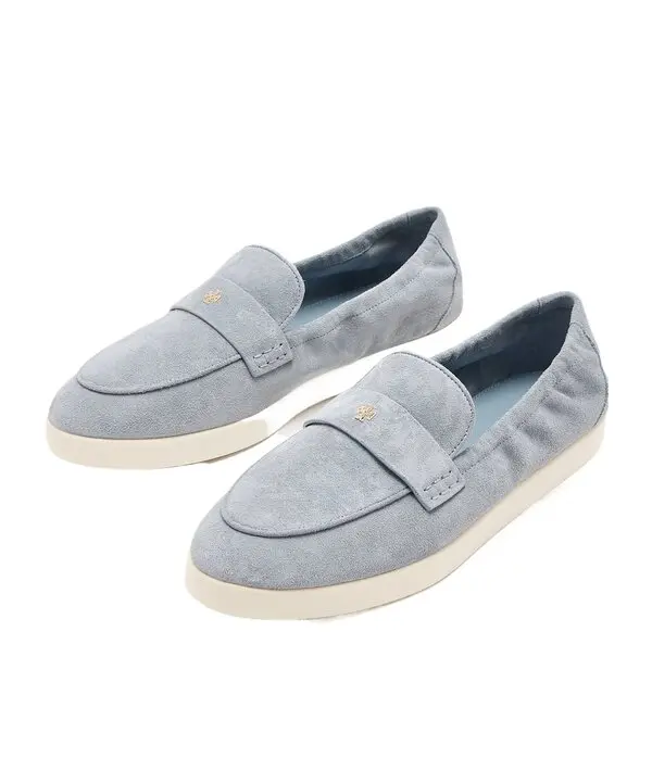 Tory Burch Suede Ballet Sport Loafers - Blue