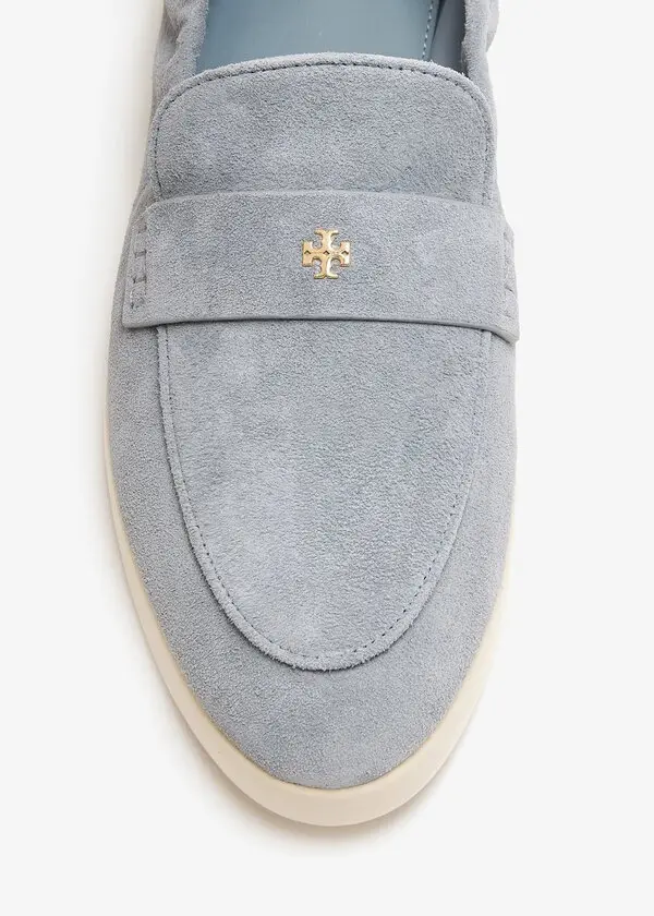 Tory Burch Suede Ballet Sport Loafers - Blue