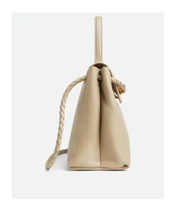Bottega Veneta Braided Top Handle Shoulder Bag - Nude