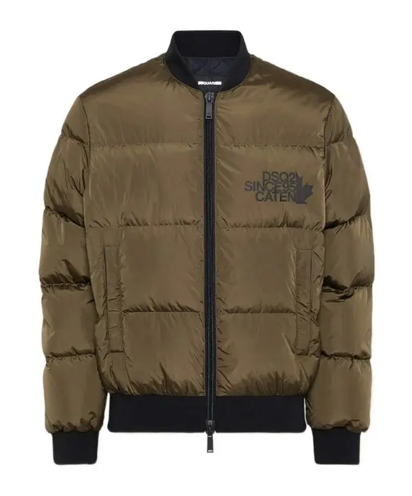 Dsquared2 Padded Bomber Jacket - Green