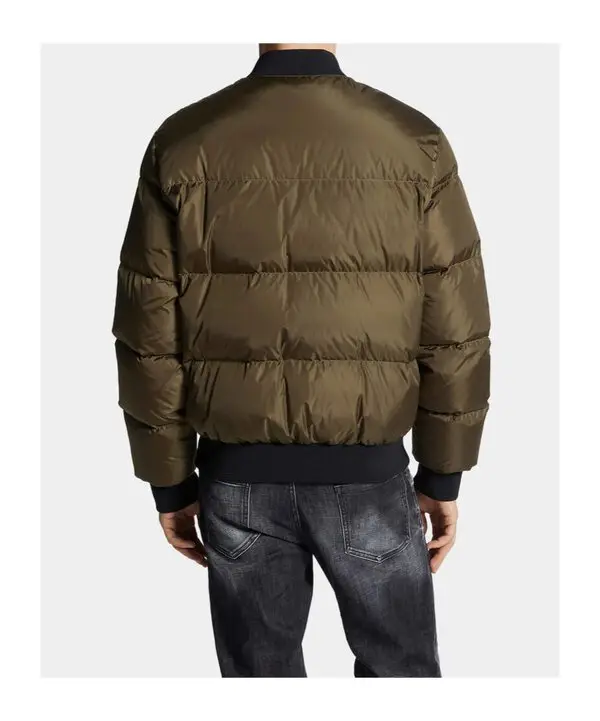 Dsquared2 Padded Bomber Jacket - Green