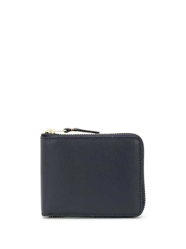 Comme Des Garçons Half-zip Wallet - Blue
