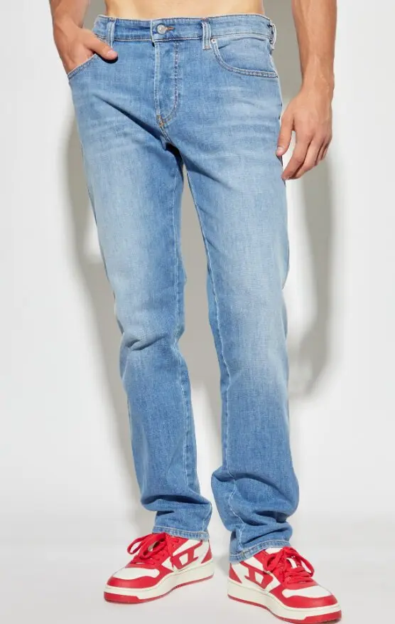 DIESEL® D-vyl Jeans With Logo Patch