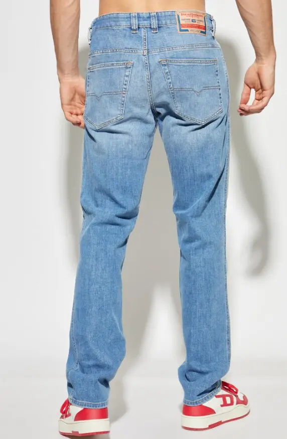 DIESEL® D-vyl Jeans With Logo Patch