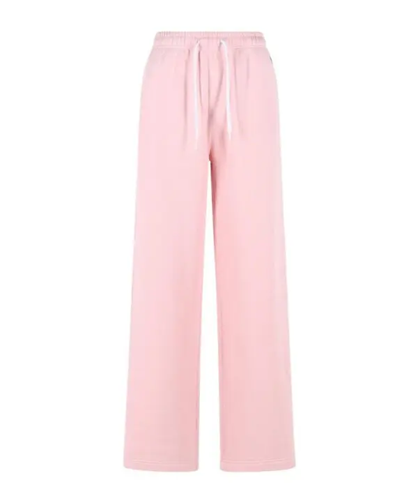 Polo Ralph Lauren Wide-leg Logo Embroidered Drawstring Pants - Pink