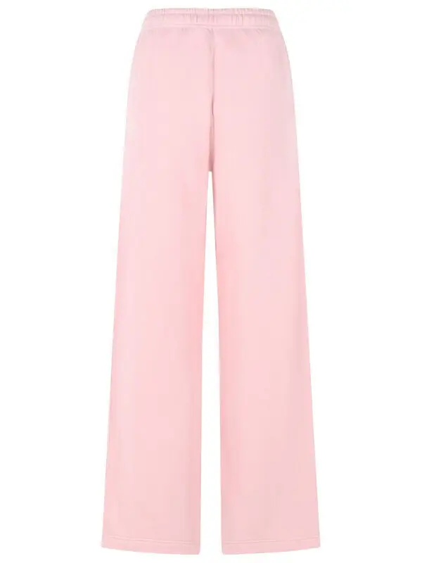 Polo Ralph Lauren Wide-leg Logo Embroidered Drawstring Pants - Pink